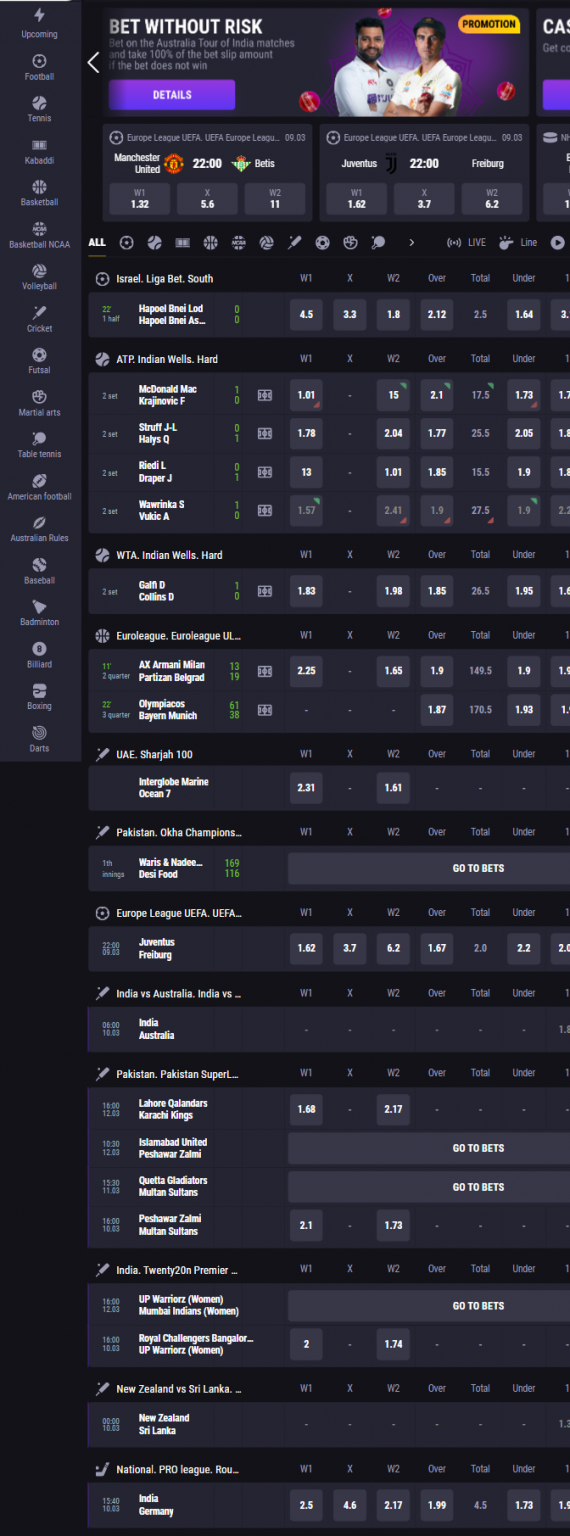 Enjoy Bet Andreas TOP Online Betting & Casino Project in India